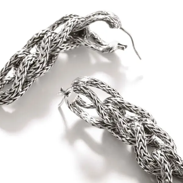 John Hardy Surf Link Earrings