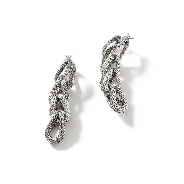 John Hardy Surf Link Earrings