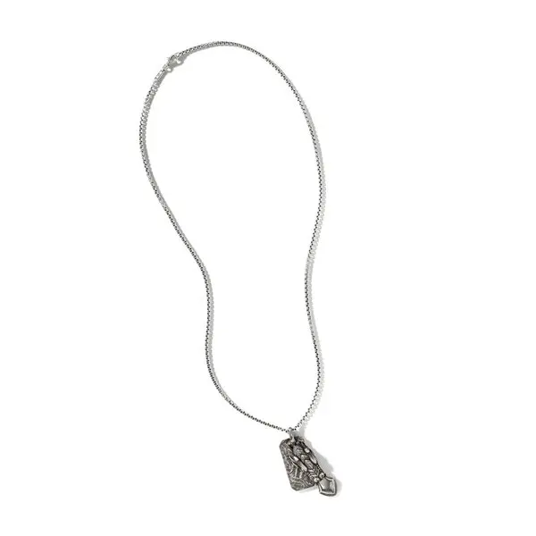 John Hardy Naga Necklace, Dark - Silver