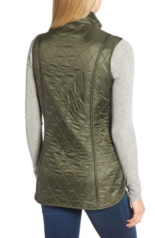 Barbour Wray Fleece Lined Vest - Olive