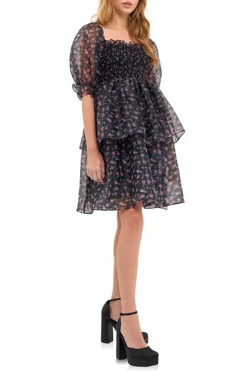 Endless Rose Floral Organza Dress