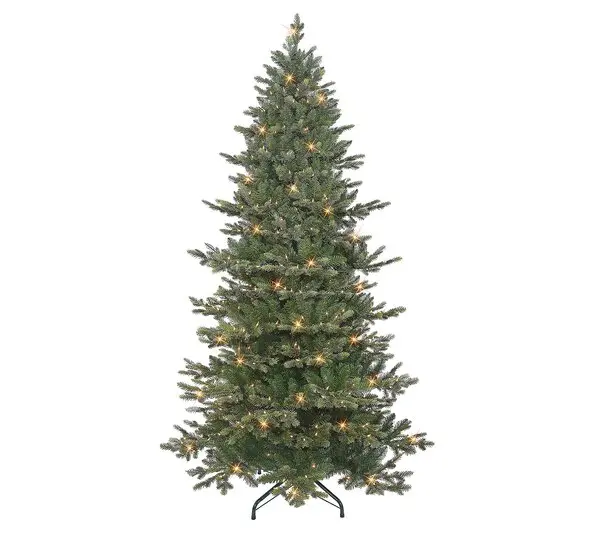 PULEO INTERNATIONAL Puleo 7.5' Prelit Slim Royal Majestic Douglas F Ir Tree - One-color