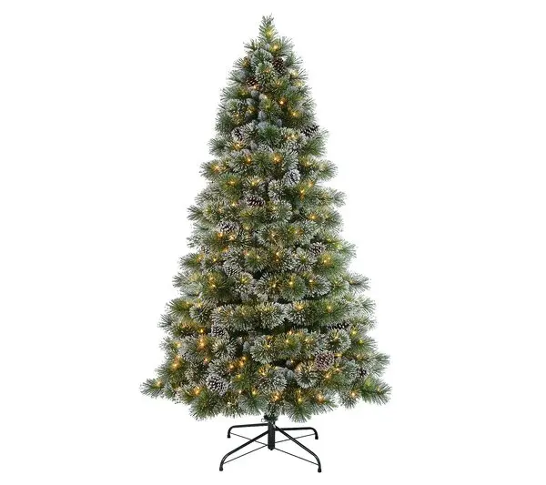PULEO INTERNATIONAL Puleo 7' Pre-lit Springfield Fir With Cashmere Ips - One-color