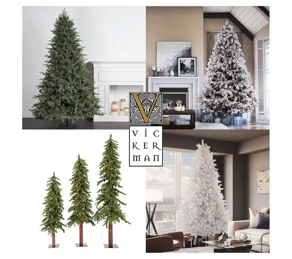 VICKERMAN 5.5' White Salem Pencil 200 Led Wmw