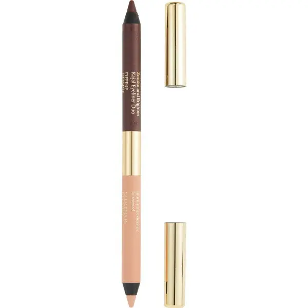 Estée Lauder Smoke & Brighten Long-lasting Waterproof Kajal Eyeliner Duo - Bordeaux/ Ivory