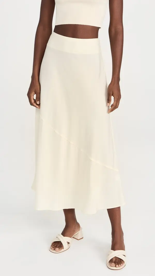 APIECE APART Ami Slip Midi Skirt