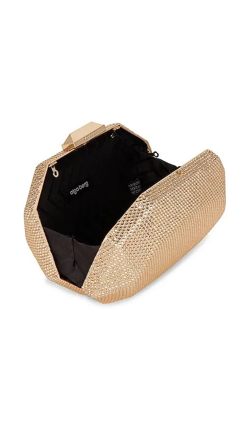 OLGA BERG Tilly Hotfix Clutch - Gold