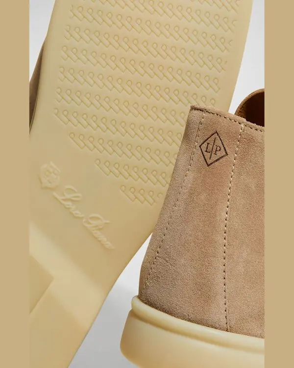 Loro Piana Open Walk Suede Chukka Boots