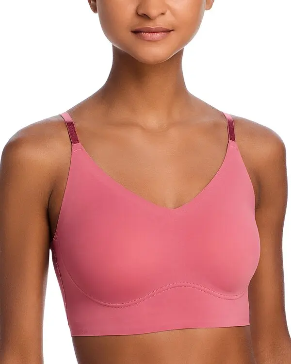 TRUE & CO True Body Lift Triangle Adjustable Strap Bra - Dusky Rose