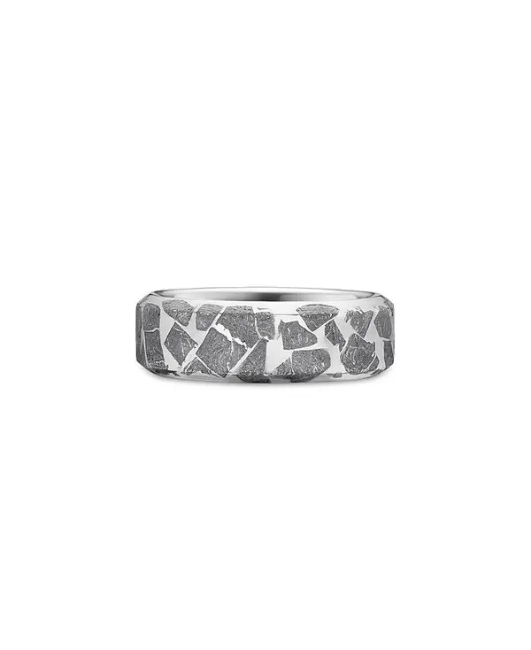David Yurman Fused Meteorite Ring - Silver