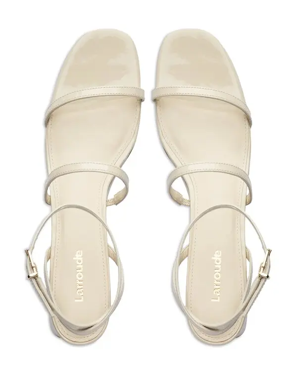 Larroude Gio Block Heel Sandals