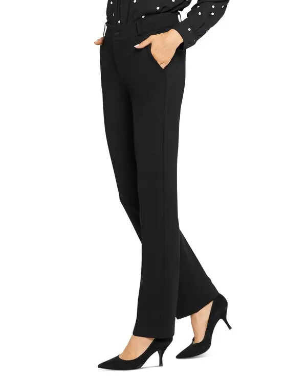 NYDJ Classic Straight Leg Pants - Black