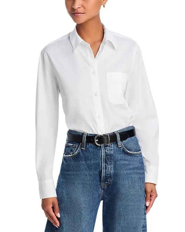 Rag & Bone Maxine Button Down Shirt - White