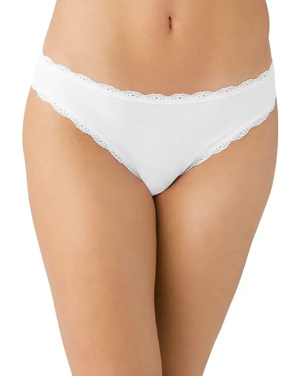 Wacoal B. Tempt'd Inspired Eyelet Bikini - White