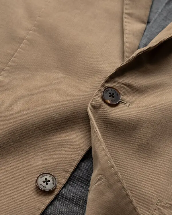 Rodd & Gunn Saint Bathans Slim Fit Blazer - Tan