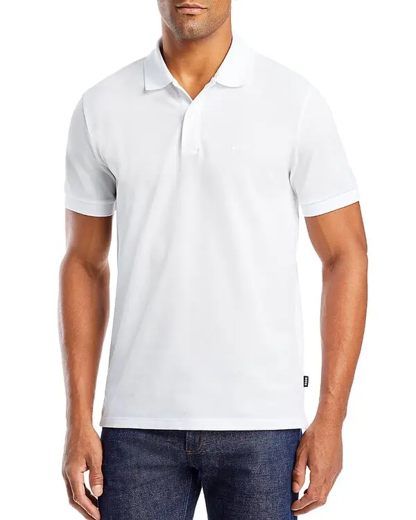 BOSS Pallas Regular Fit Polo Shirt - White