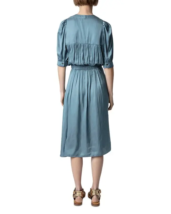 Zadig&Voltaire Ralia Satin Dress - Tonnerre