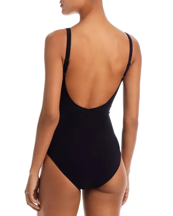 GOTTEX Ruffle Wrap One-piece Swimsuit