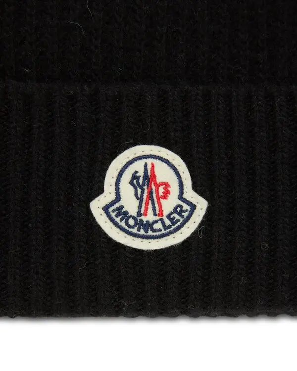 Moncler Logo Patch Beanie