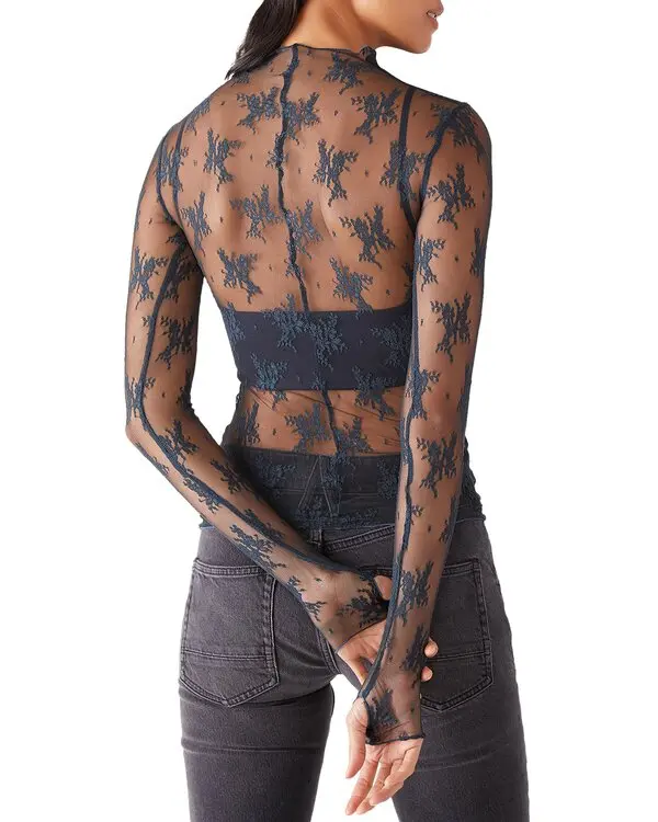 Free People Lady Lux Layering Top - Black