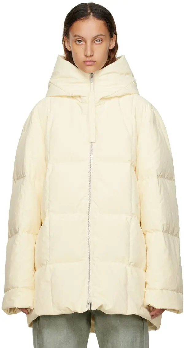 Jil Sander Quilted Down Jacket 279 Natural Editorialist