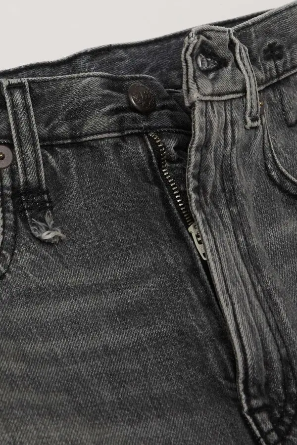 R13 Courtney Chaps Slim-leg Jeans With Leather Accents