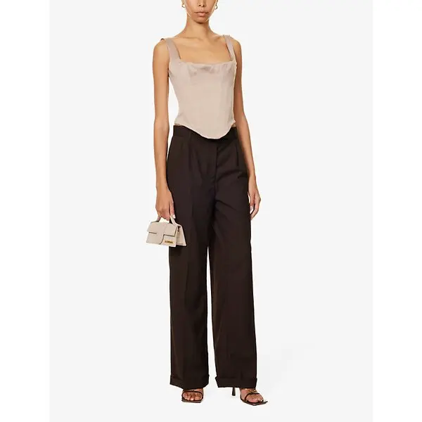 House Of Cb Rafa Satin Top