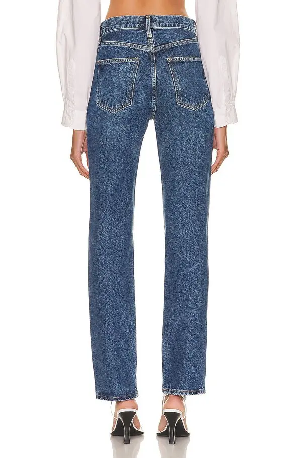 AGOLDE Lana Mid-rise Straight Leg Jeans - Sphere