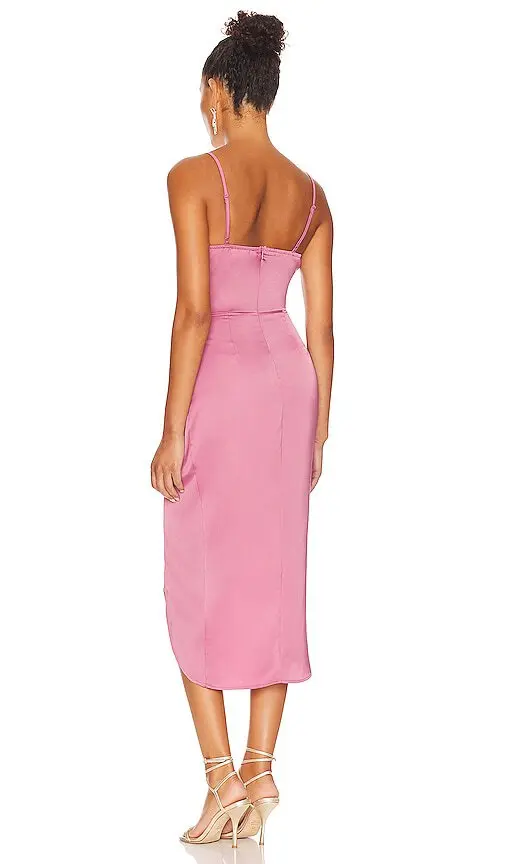 knee length dresses for ladies Izzie Wrap Midi Dress – Madida Clothing main image 1