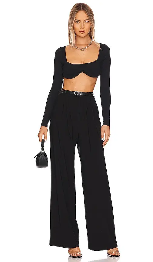 Susana Monaco Sweetheart Crop Top
