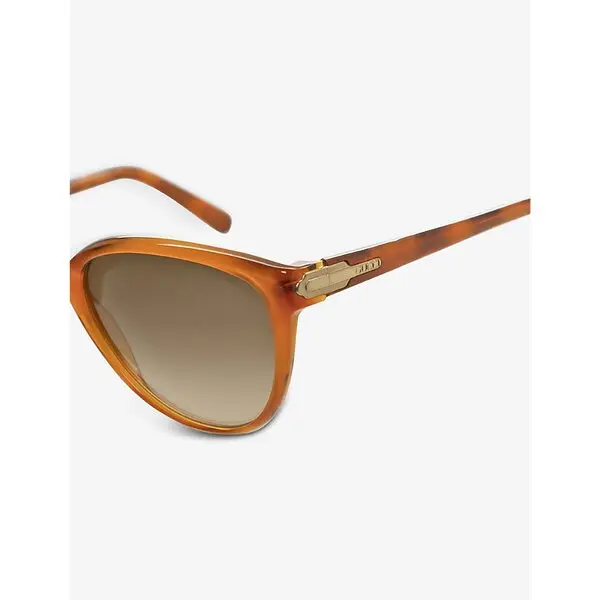 THE VINTAGE TRAP Pre-loved Gucci Cat-eye Acetate Sunglasses