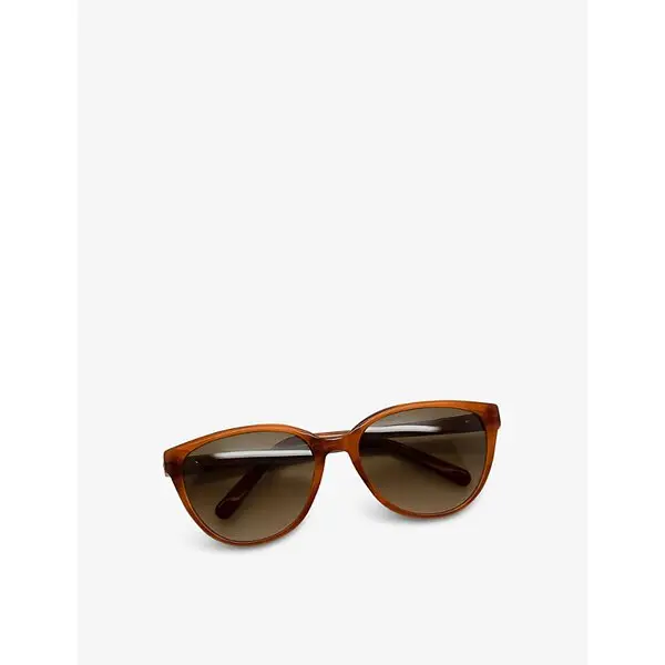 THE VINTAGE TRAP Pre-loved Gucci Cat-eye Acetate Sunglasses