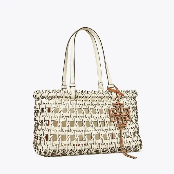 Tory Burch Mcgraw Garden Basketweave Tote