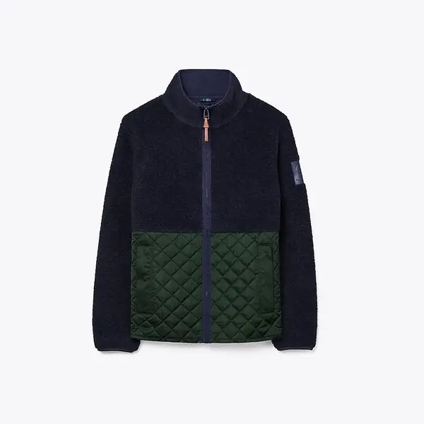 Tory Burch Fleece Quilted Jacket