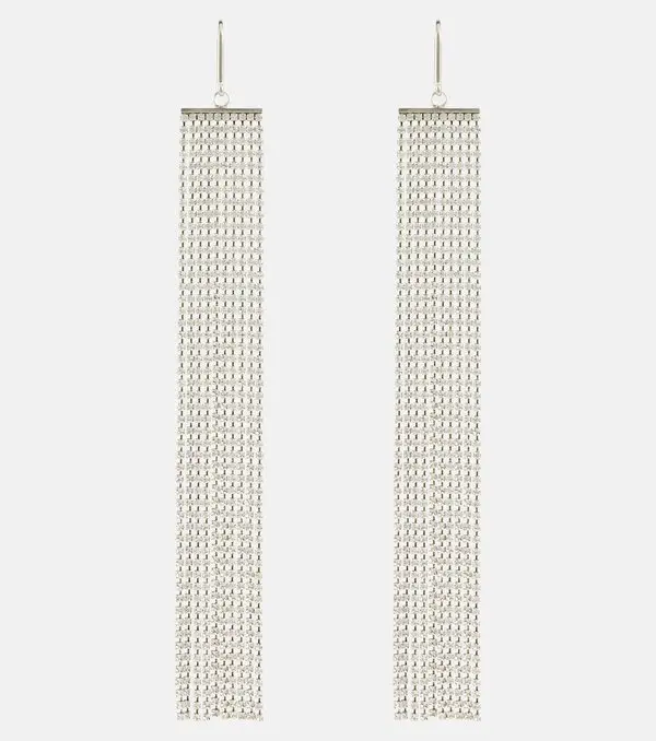 Isabel Marant Embellished Drop Earrings - Metallic