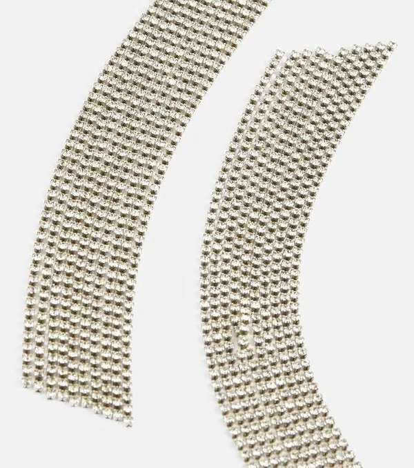 Isabel Marant Embellished Drop Earrings - Metallic