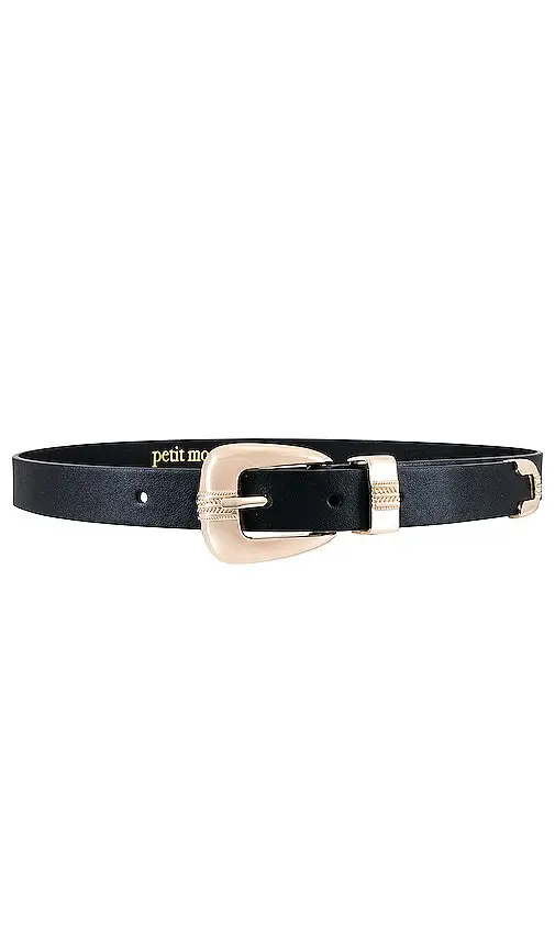 PETIT MOMENTS Square Belt - Black