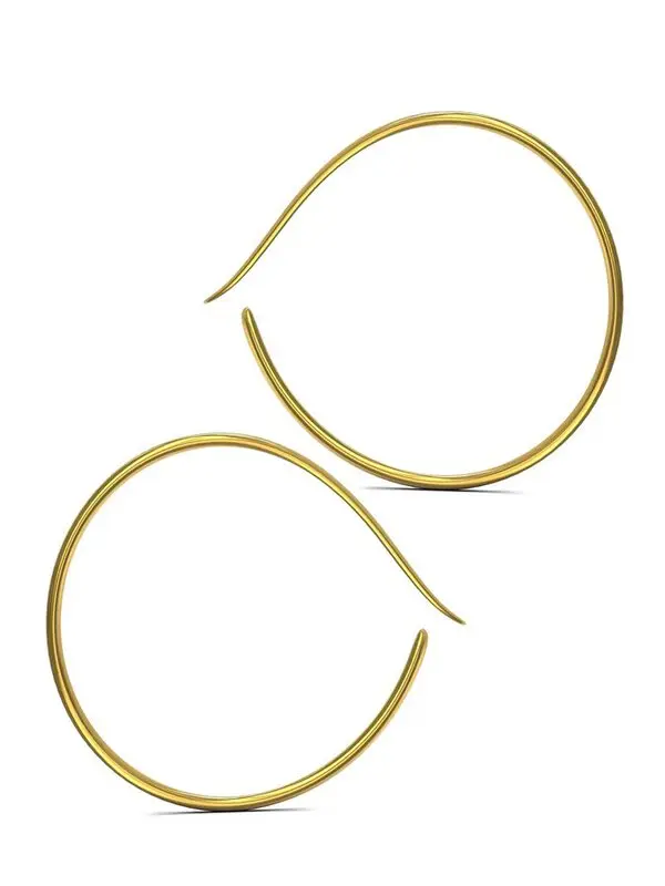 KHIRY Layana Hoops In Gold Vermeil