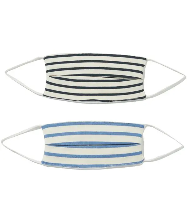 Kule Nonmedical Mask – Cream/navy & Cream/blue
