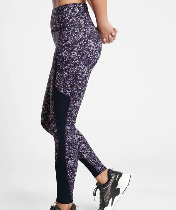 Athleta Rainier Printed Mesh Tight