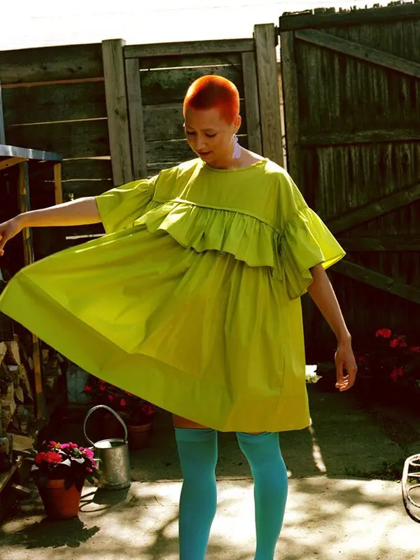 WARREN STEVEN SCOTT Mabel Tunic Sour Apple