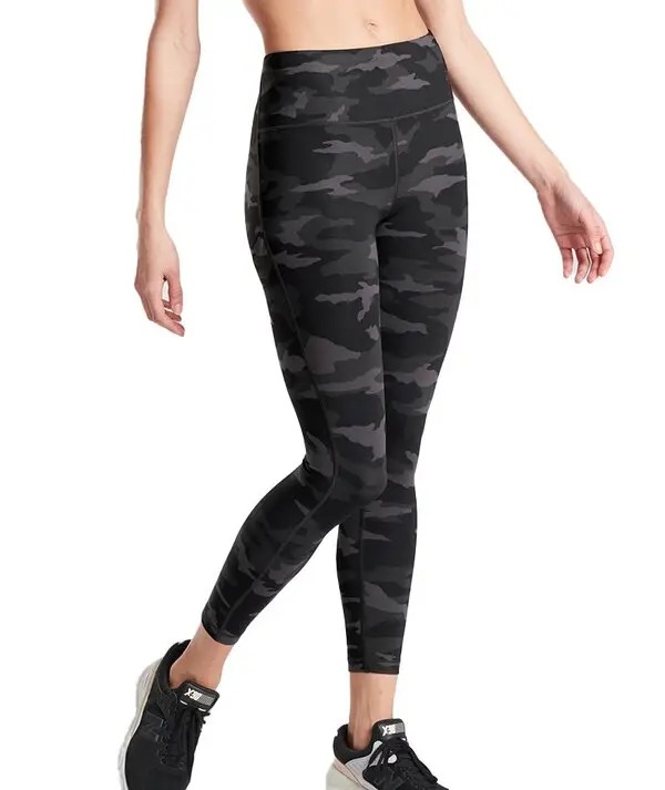 Athleta Ultimate Stash Pocket Camo 7/8 Tight