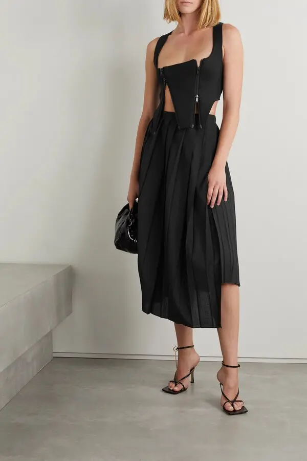 Monse Open-back Bustier Top