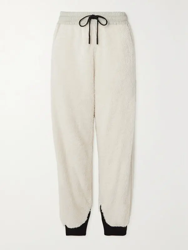 Moncler Shell-trimmed Fleece Ski Pants