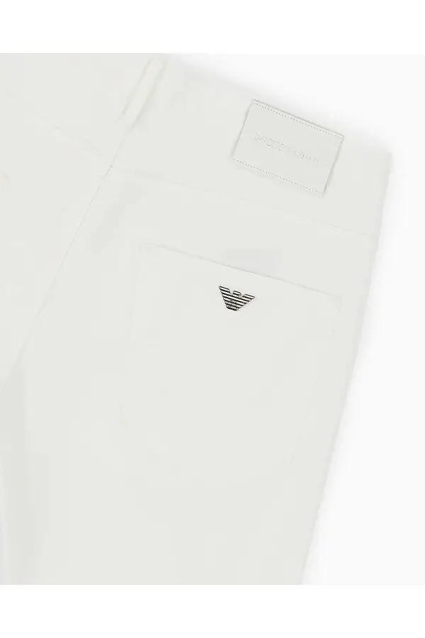 Emporio Armani J06 Slim-fit Comfort- Jeans - White