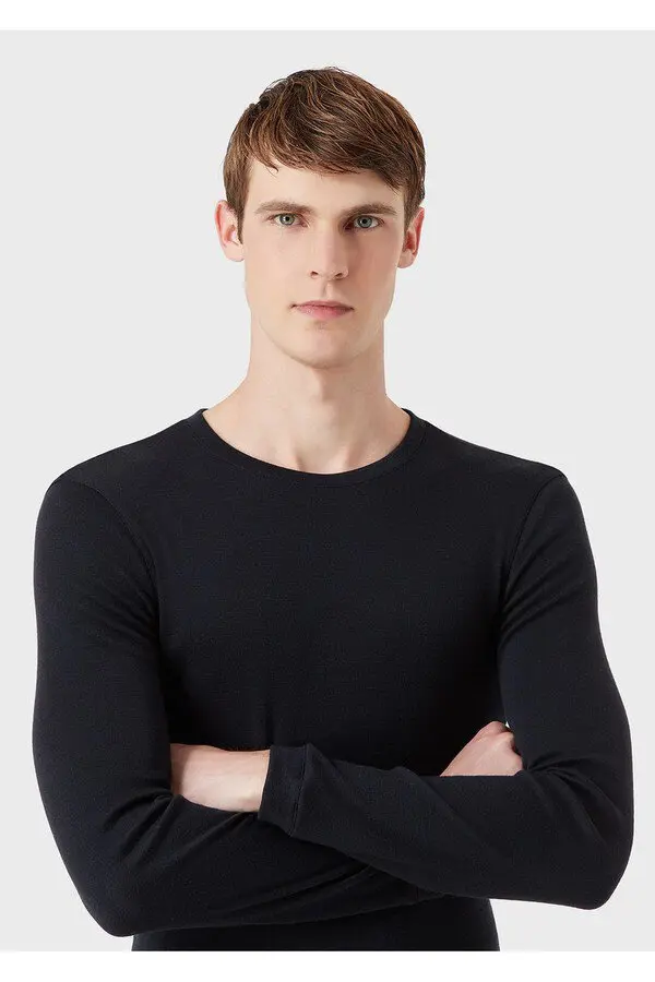 Giorgio Armani Pure Cashmere Interlock Crew-neck Jumper