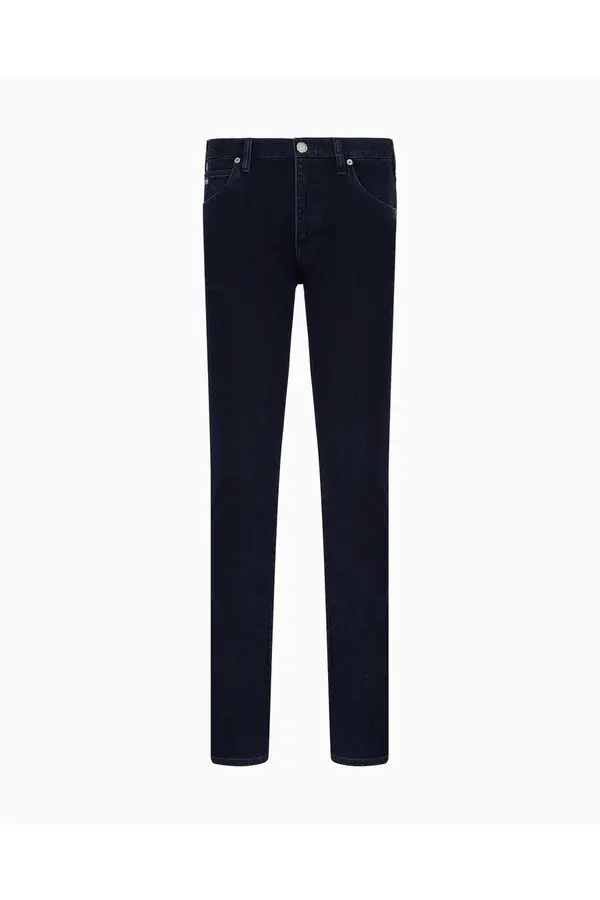 Emporio Armani Regular-fit Comfort- Jeans - Blue