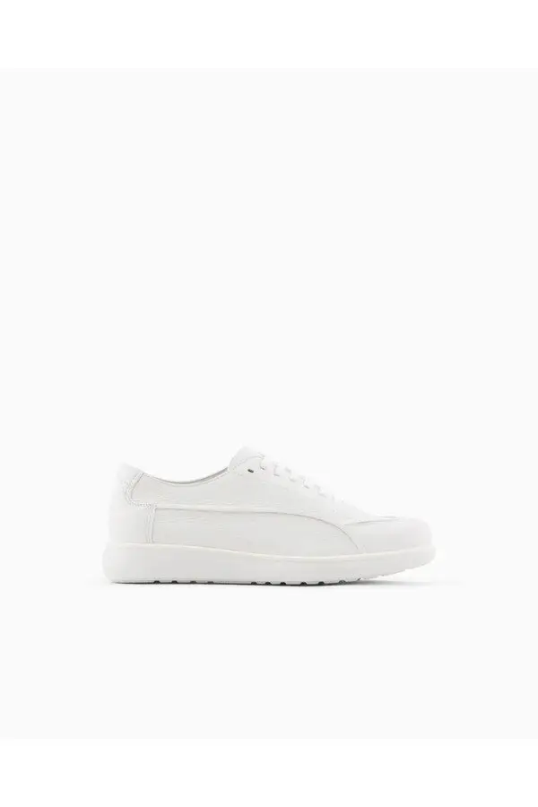 Giorgio Armani Deerskin Sneakers - White