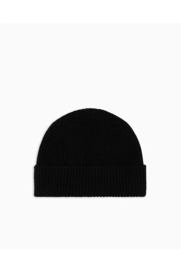 Giorgio Armani Cashmere Beanie - Natural