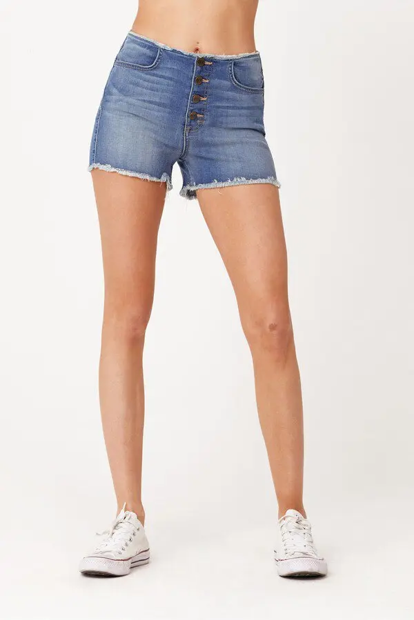 SIWY OUTLET Abella High-waisted Denim Shorts